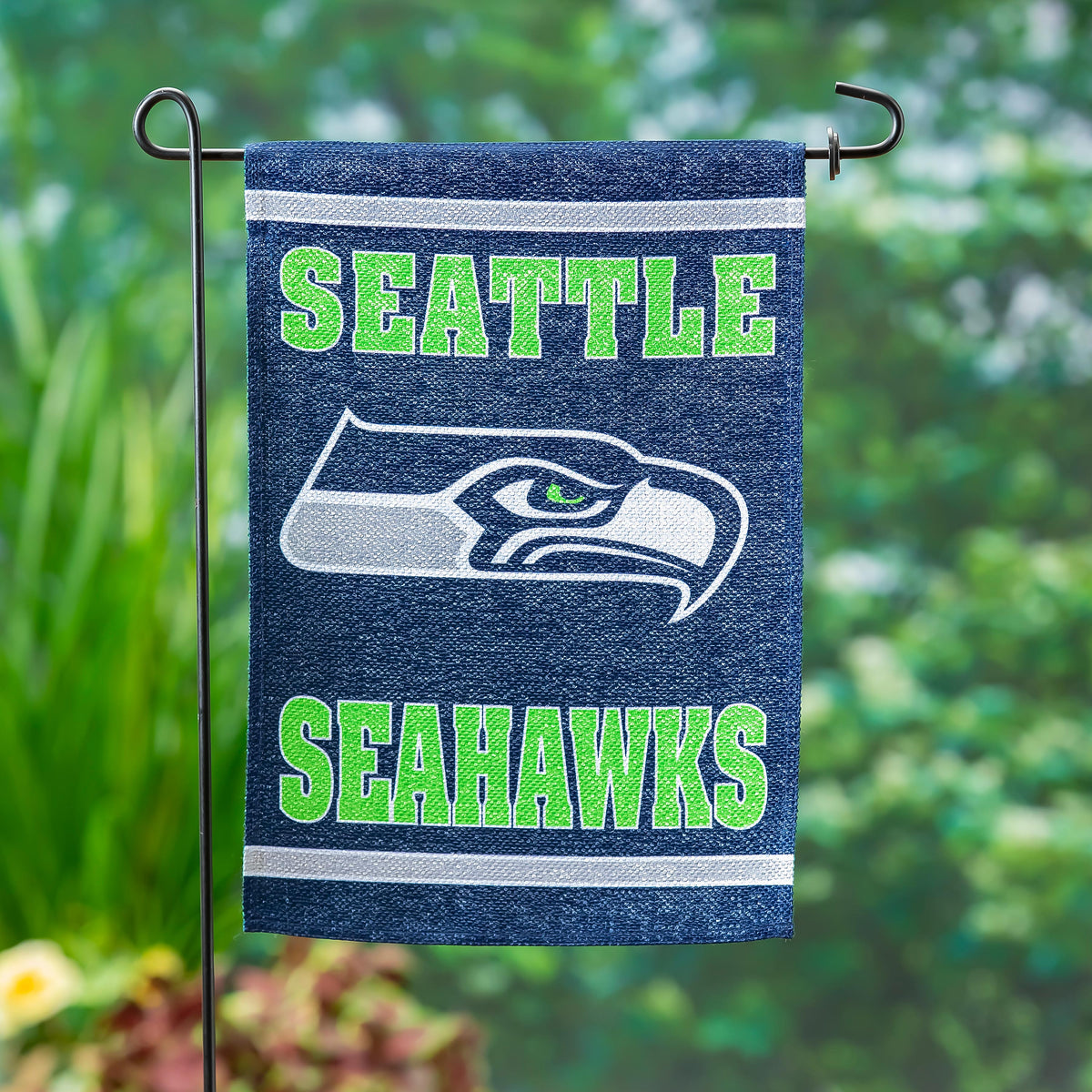 Embossed Suede Flag, GDN Size, Seattle Seahawks – Team Sports America