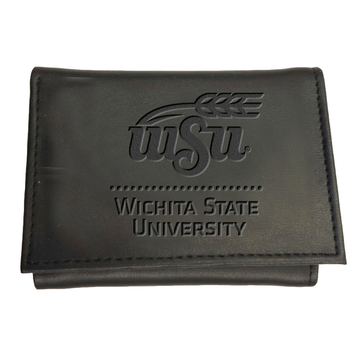 Wichita State University, Tri-Fold Wallet, Black – Team Sports America