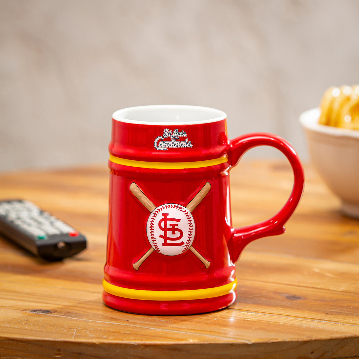 St Louis Cardinals Ceramic Stein Cup, 24oz – Team Sports America