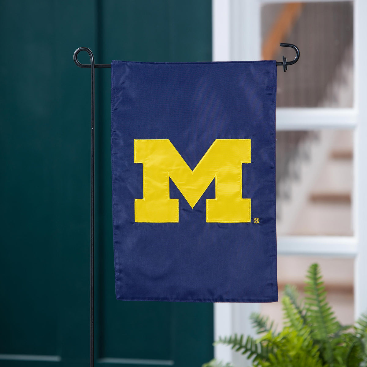 University of Michigan Applique Garden Flag – Team Sports America