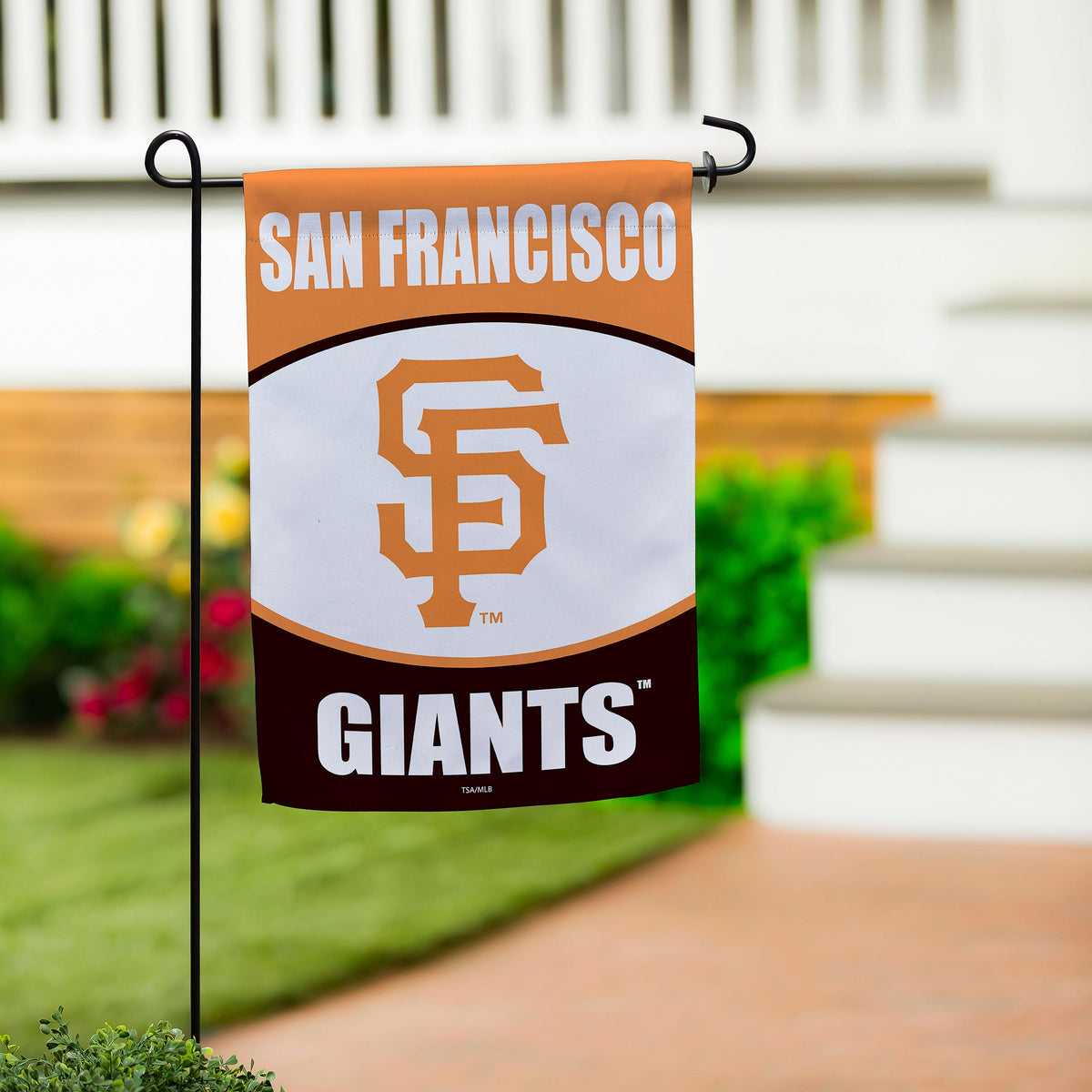 San Francisco Giants Suede Garden Flag – Team Sports America