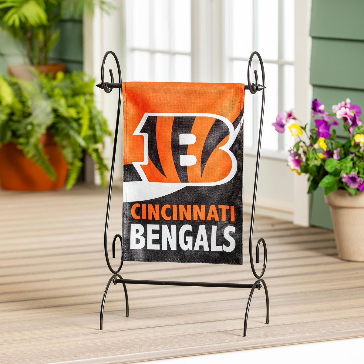 Cincinnati Bengals Burlap Flag GDN Size – Team Sports America