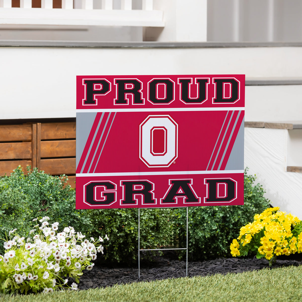 Ohio State University Coroplast Yard Sign Graduate – Team Sports America