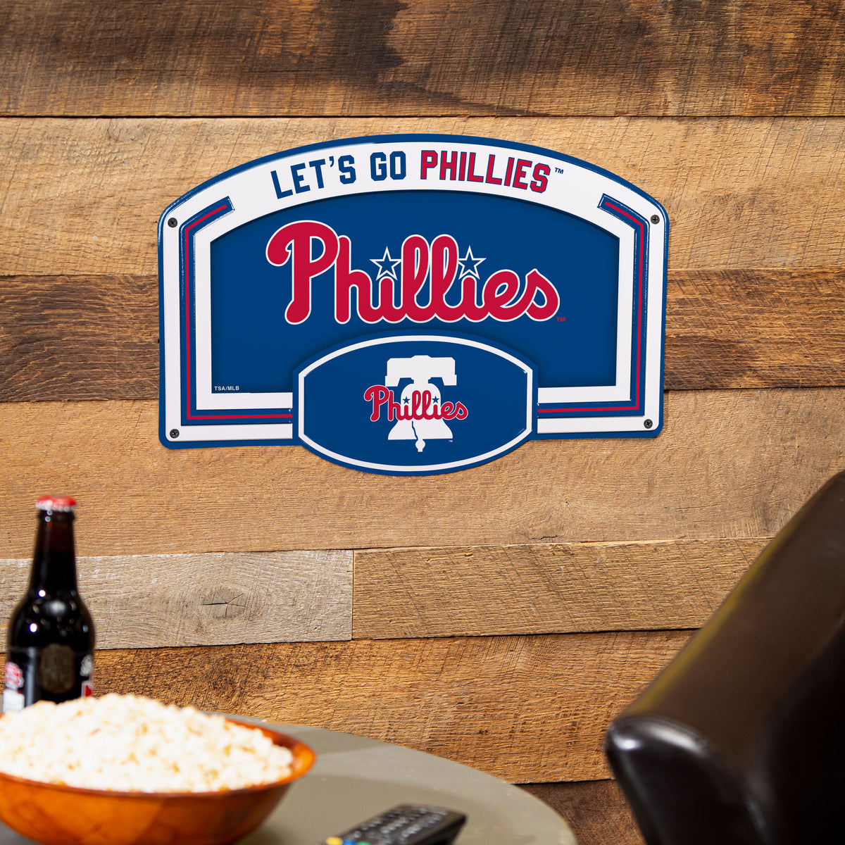 Philadelphia Phillies USA Embossed Steel Wall Sign, 11" x 17" – Team ...