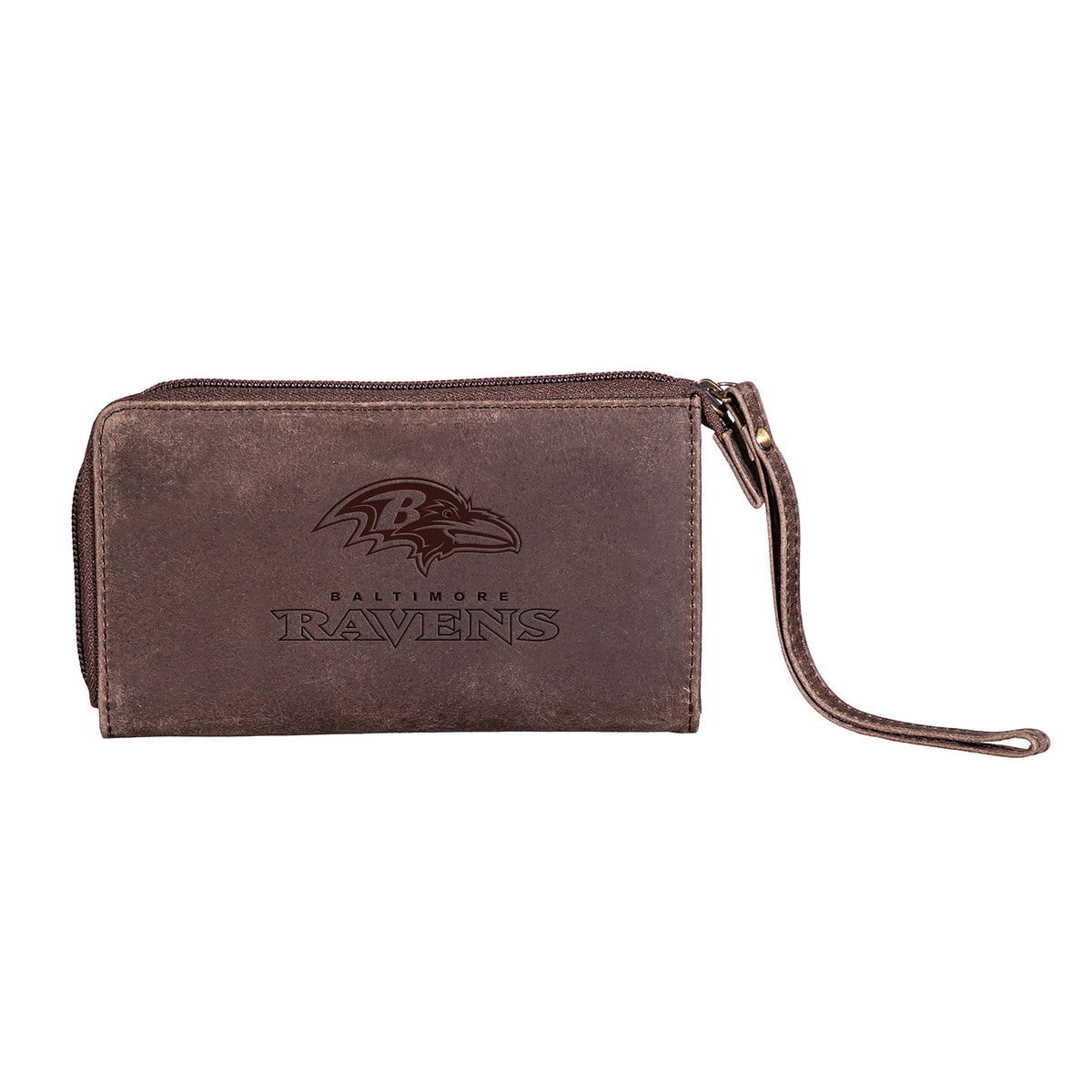 Wristlet Wallet, Brown, Baltimore Ravens – Team Sports America