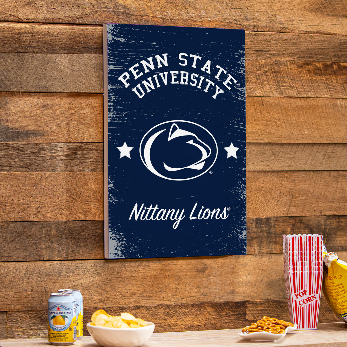 Penn State Wood Wall Sign, 16x24 – Team Sports America