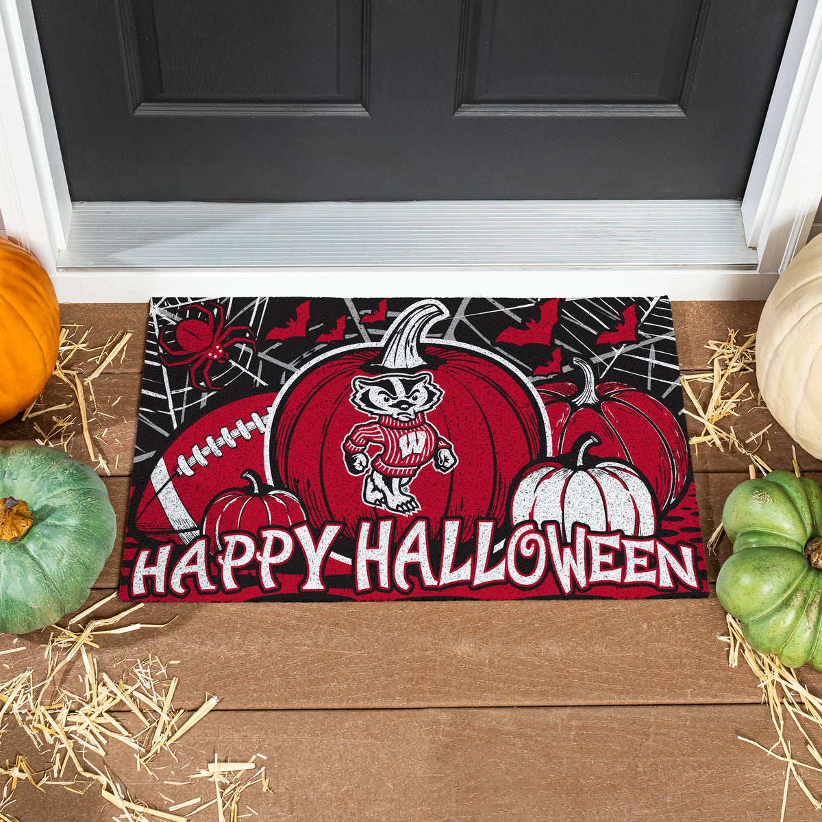 University of Wisconsin-Madison Halloween PVC Mat, 28"x16" – Team ...