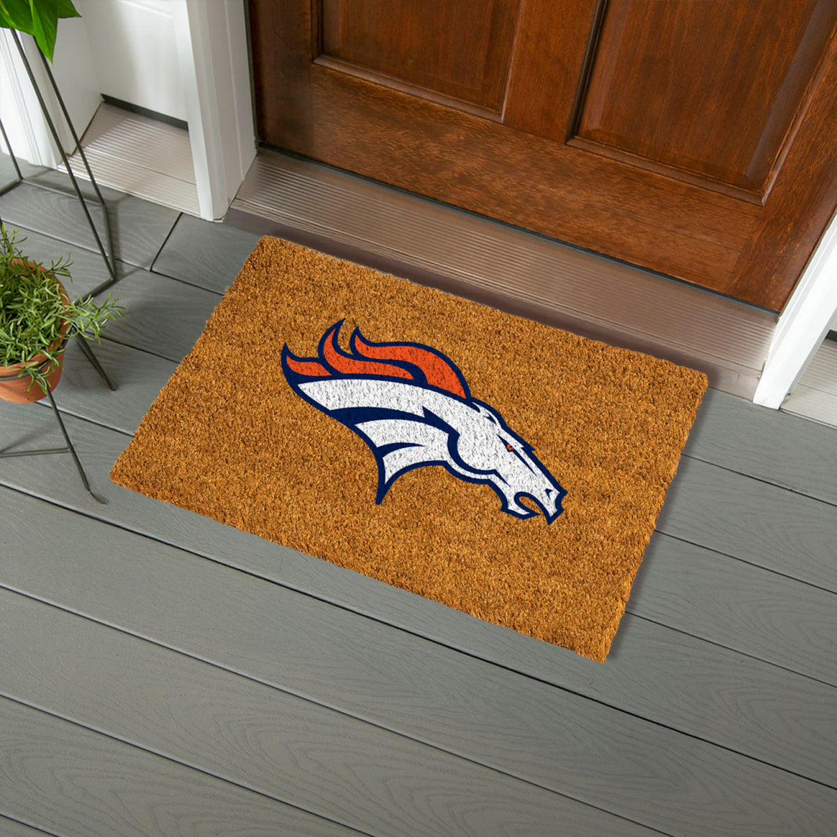 Coir Mat, 16"x28", Denver Broncos – Team Sports America
