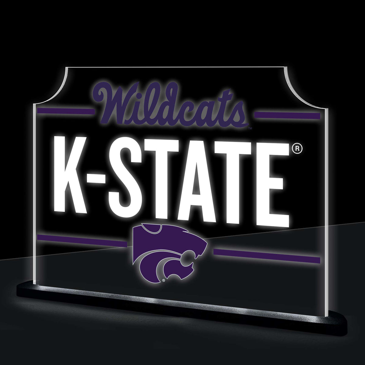 Kansas State University College Rectangle Desklite LED Decor – Team ...