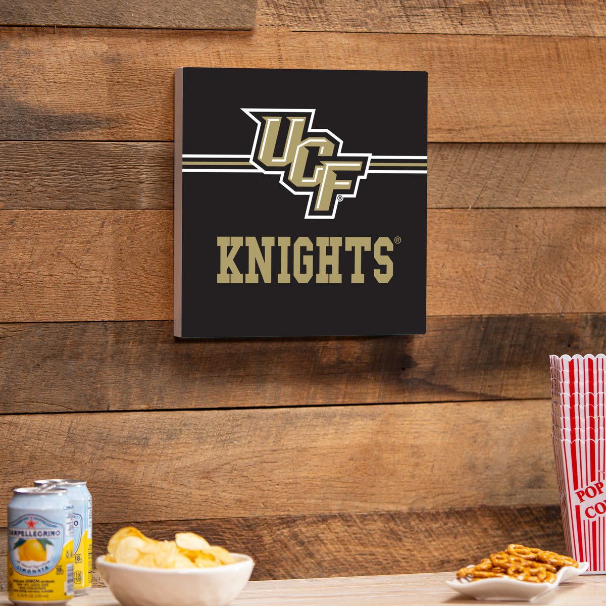 University of Central Florida Wood Wall Sign, 12x12 – Team Sports America
