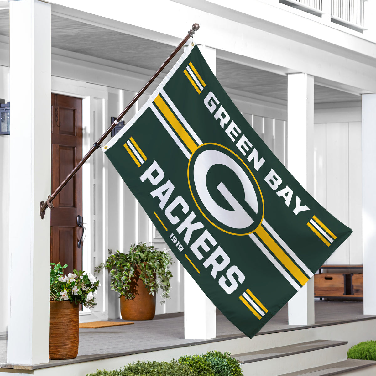 Green Bay Packers Single Sided Estate Flag with 2 Grommets, 3'x5 ...