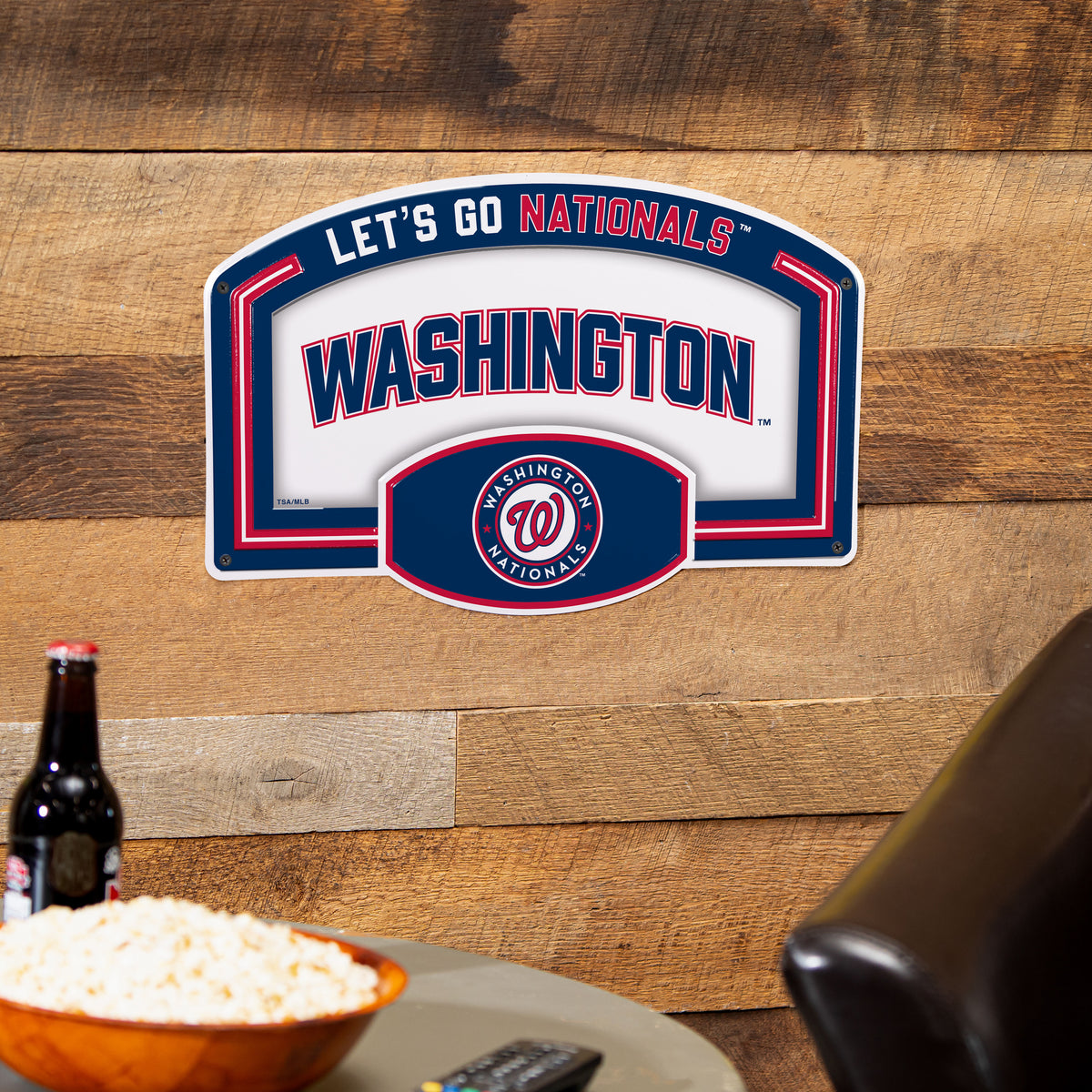 Washington Nationals USA Embossed Steel Wall Sign, 11" x 17" – Team ...