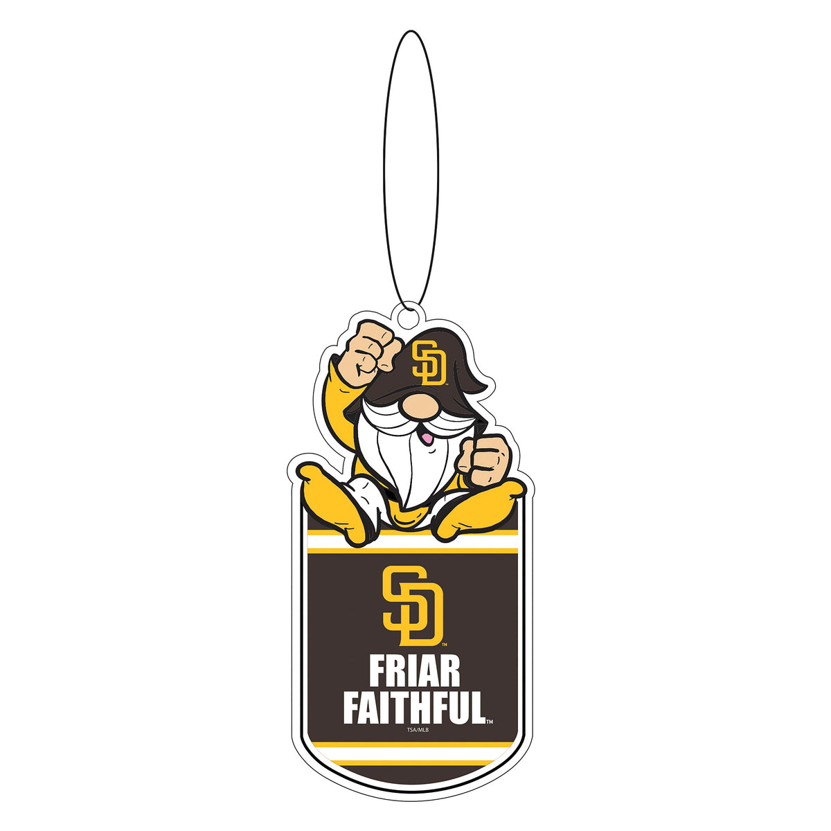 San Diego Padres Gift Tag Ornament, Gnome Fan – Team Sports America