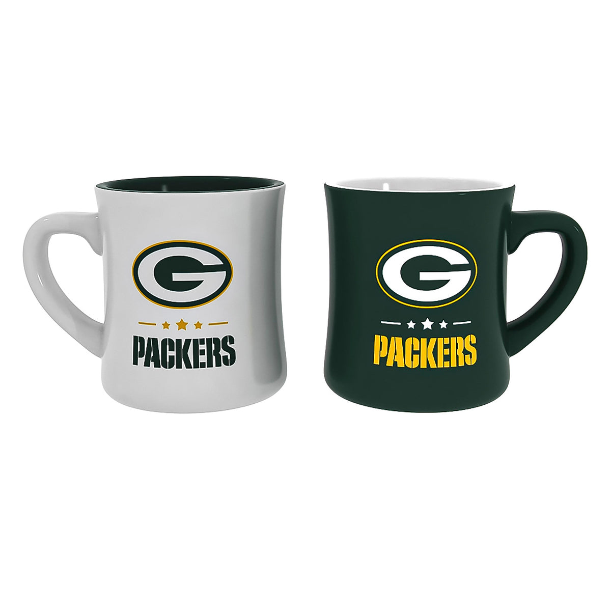 Green Bay Packers 10oz Ceramic Cup Set, 2pc – Team Sports America