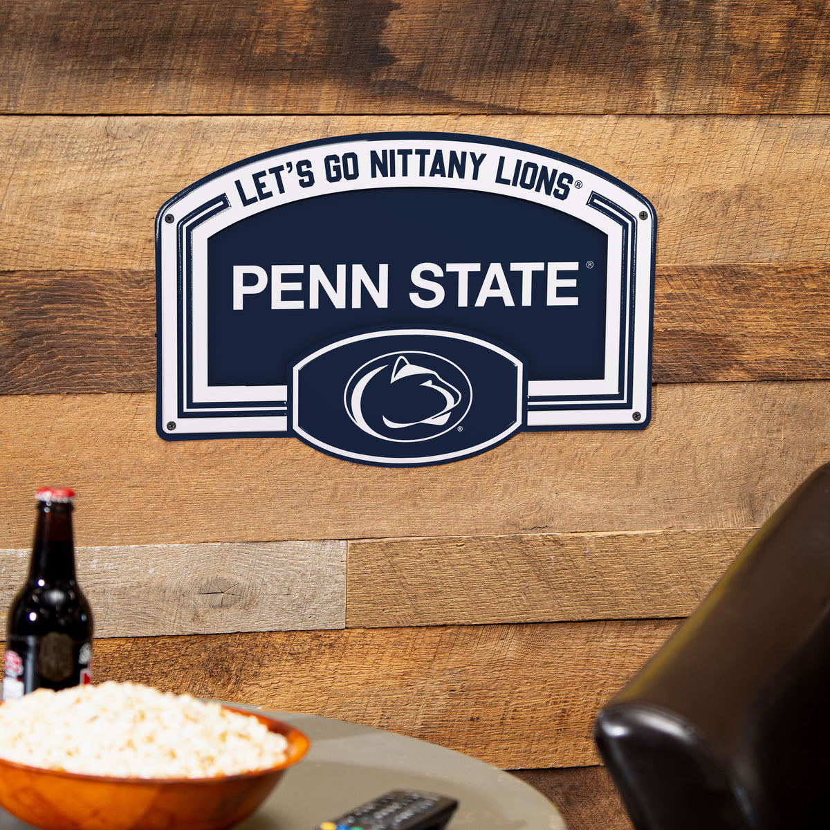 Penn State USA Embossed Steel Wall Sign, 11" x 17" – Team Sports America