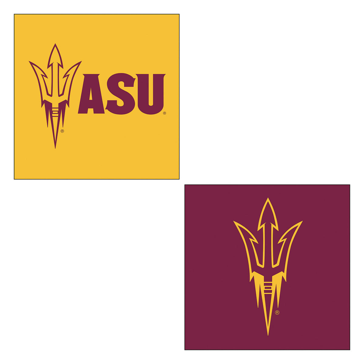 8"x 8" Foam Core Wall Decor, Arizona State University – Team Sports America