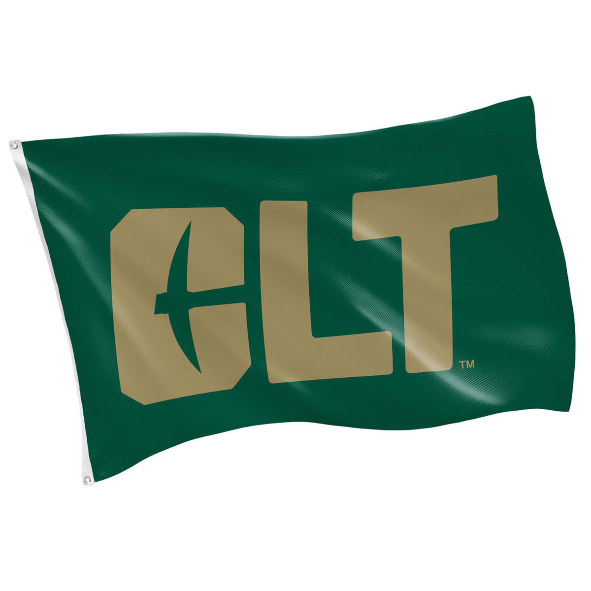 University of North Carolina, Charlotte Single Sided Flag w/ 2 Grommet ...