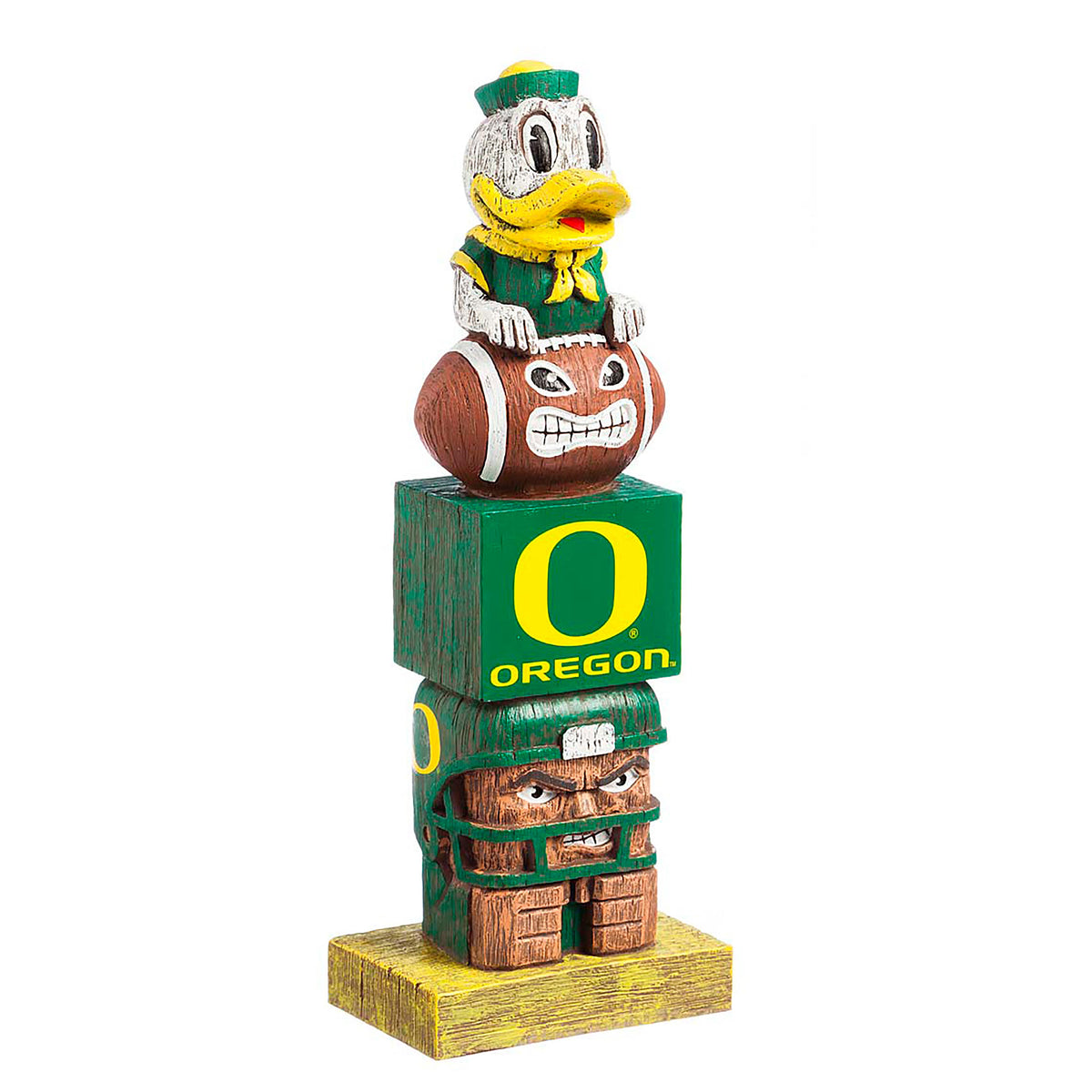Oregon Ducks Tiki Team Totem Garden Statue – Team Sports America