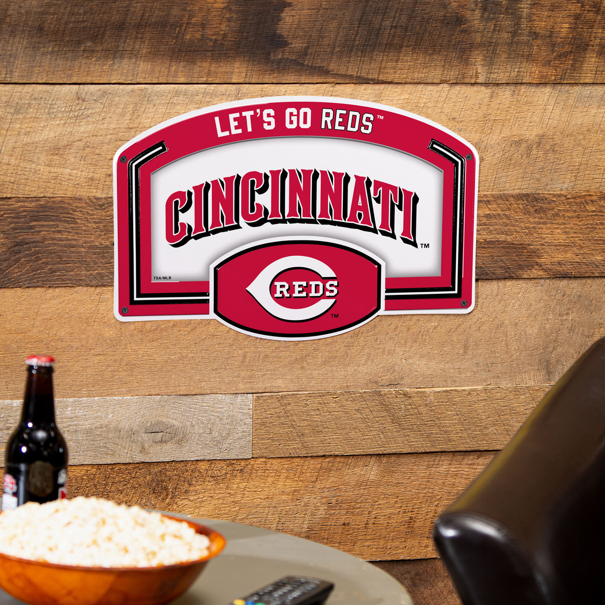 Cincinnati Reds USA Embossed Steel Wall Sign, 11" x 17" – Team Sports ...