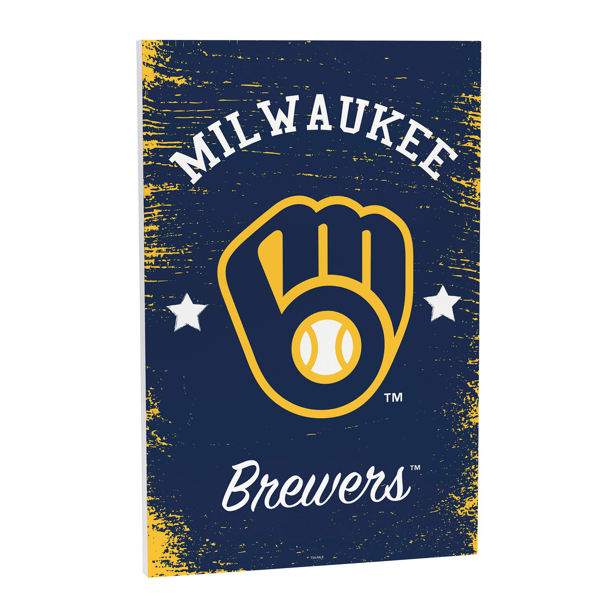 Milwaukee Brewers Wood Wall Sign, 16x24 – Team Sports America