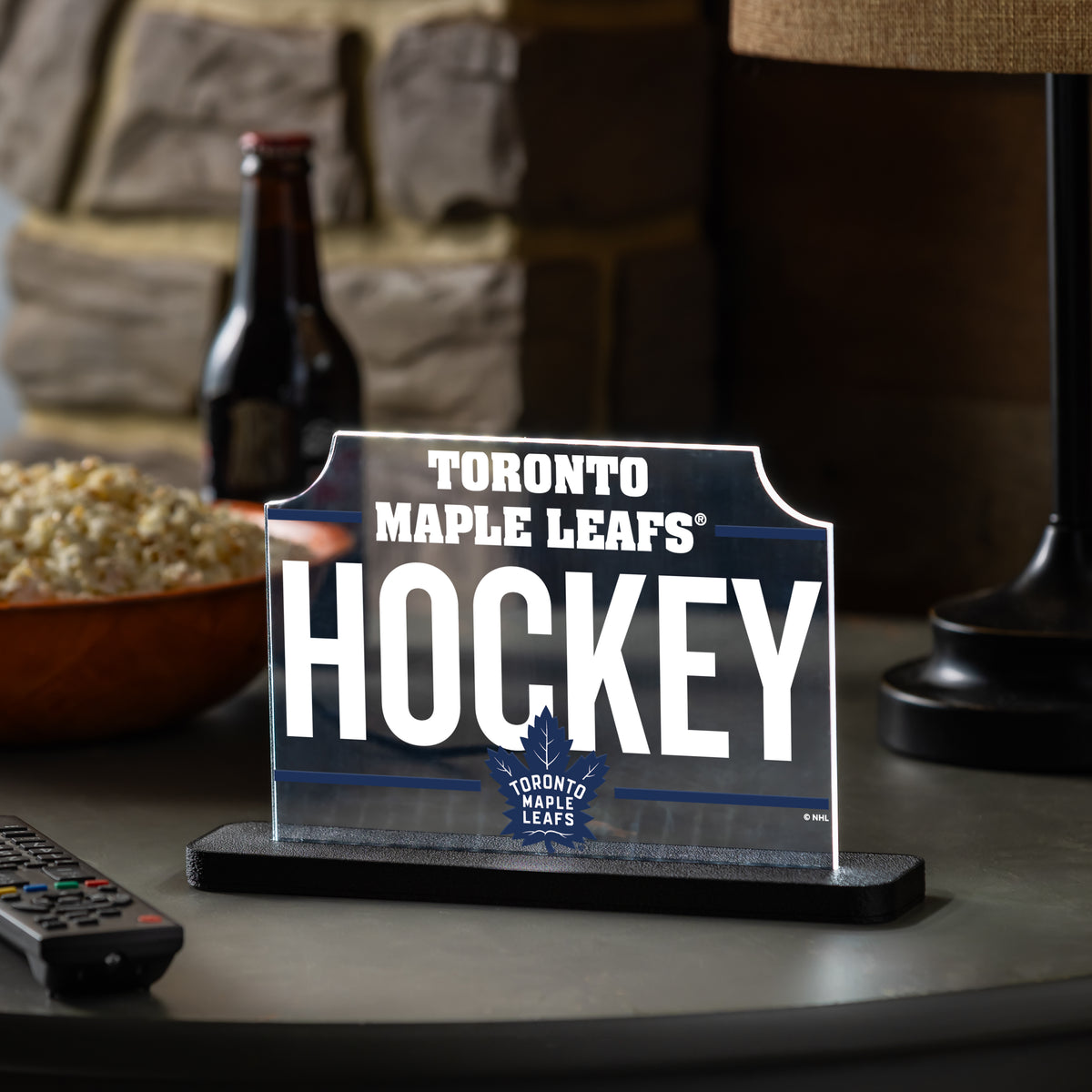 Toronto Maple Leafs Hockey Rectangle Desklite LED Decor – Team Sports ...
