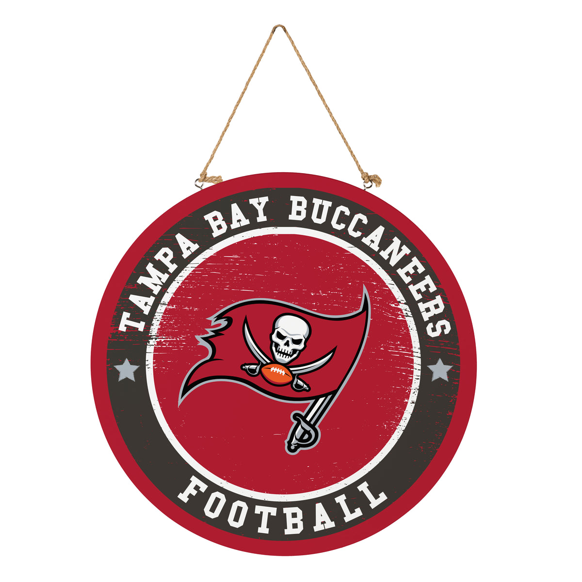 Tampa Bay Buccaneers Round Door Décor with Hanging Rope, 18x18 – Team ...