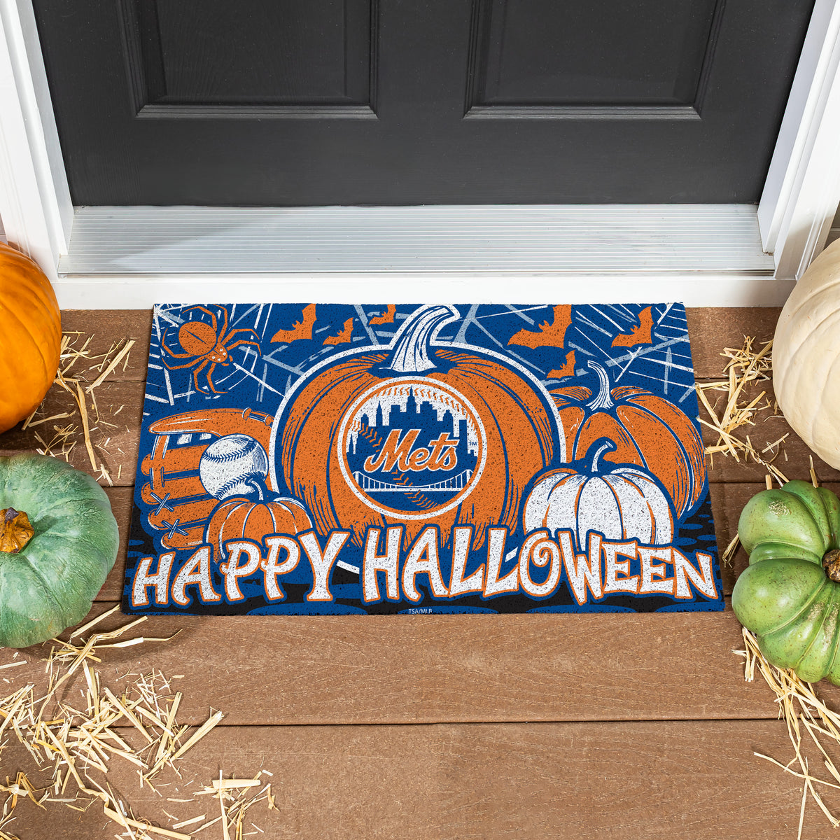 New York Mets Halloween PVC Mat, 28"x16" – Team Sports America