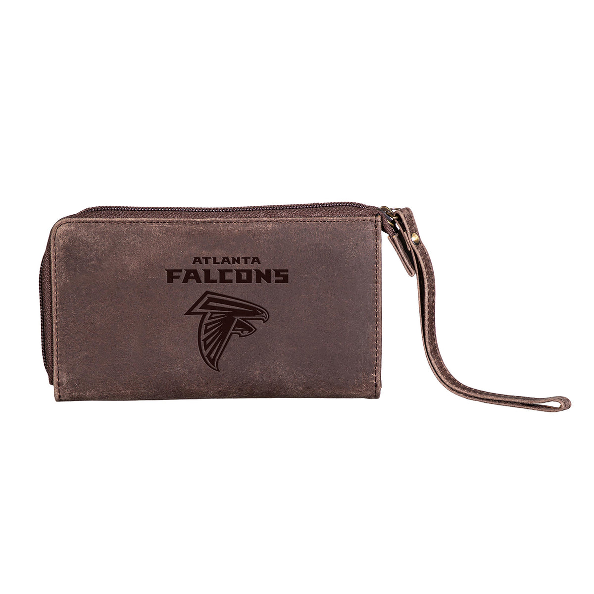 Wristlet Wallet, Brown, Atlanta Falcons – Team Sports America