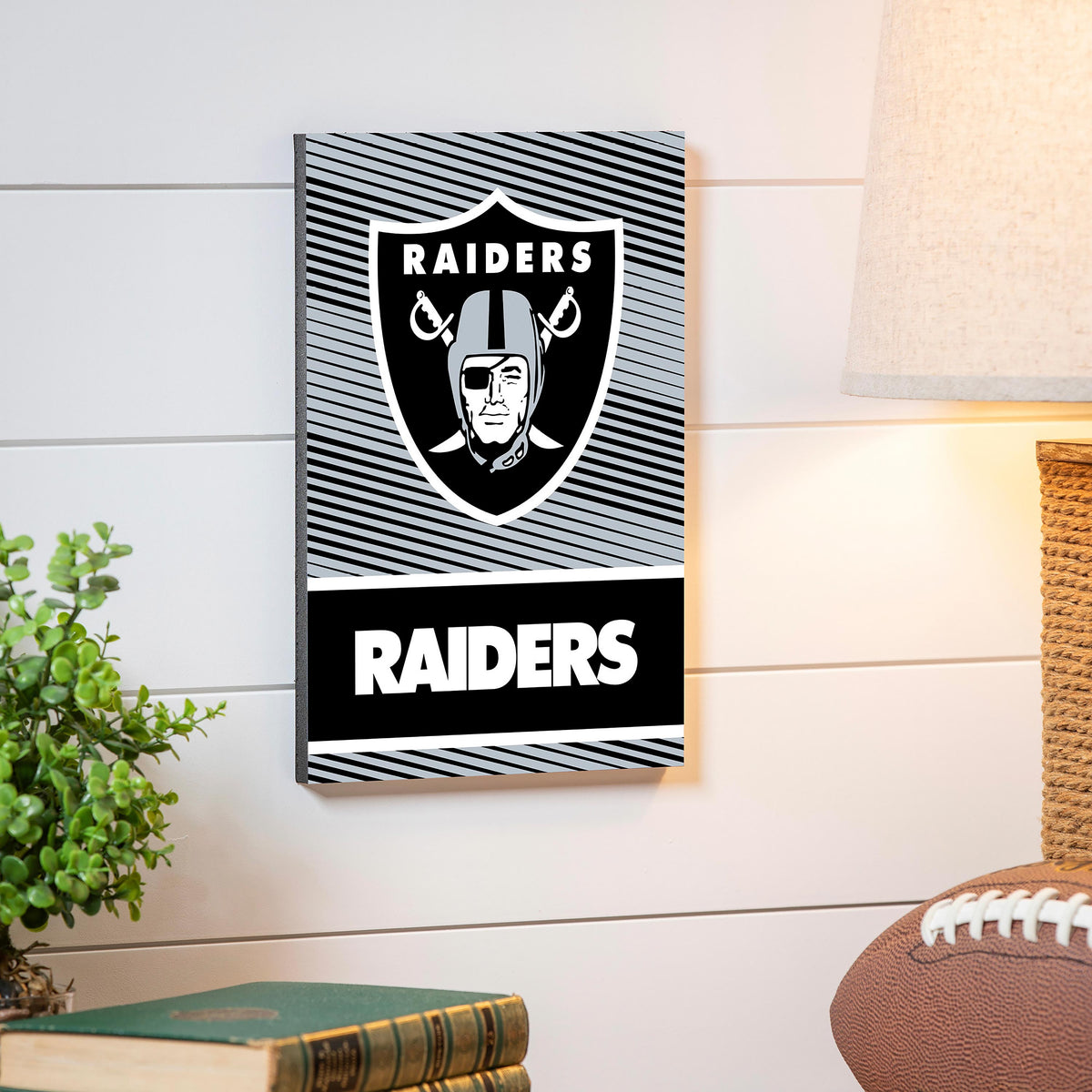 8"x12" Foam Core Wall Decor, Las Vegas Raiders – Team Sports America