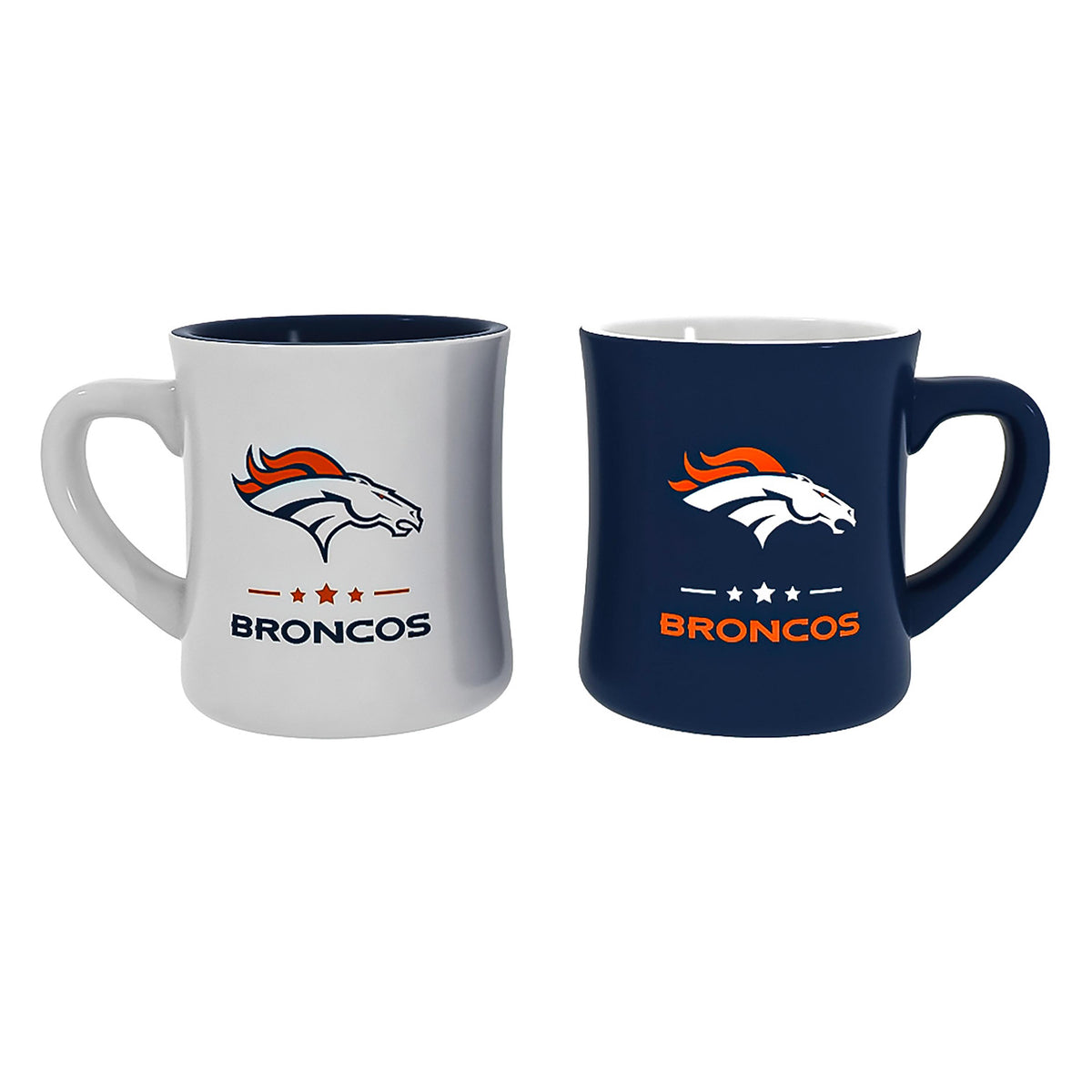 Denver Broncos 10oz Ceramic Cup Set, 2pc – Team Sports America
