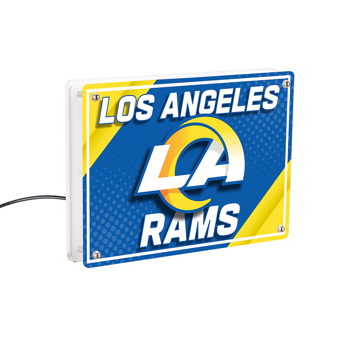 Los Angeles Rams NFL Football Rectangle Desklite LED Decor – Team ...